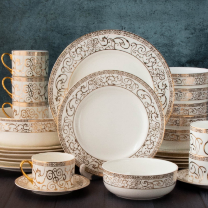 P&T's Bone China Brilliance: The Pinnacle of Dinnerware Elegance