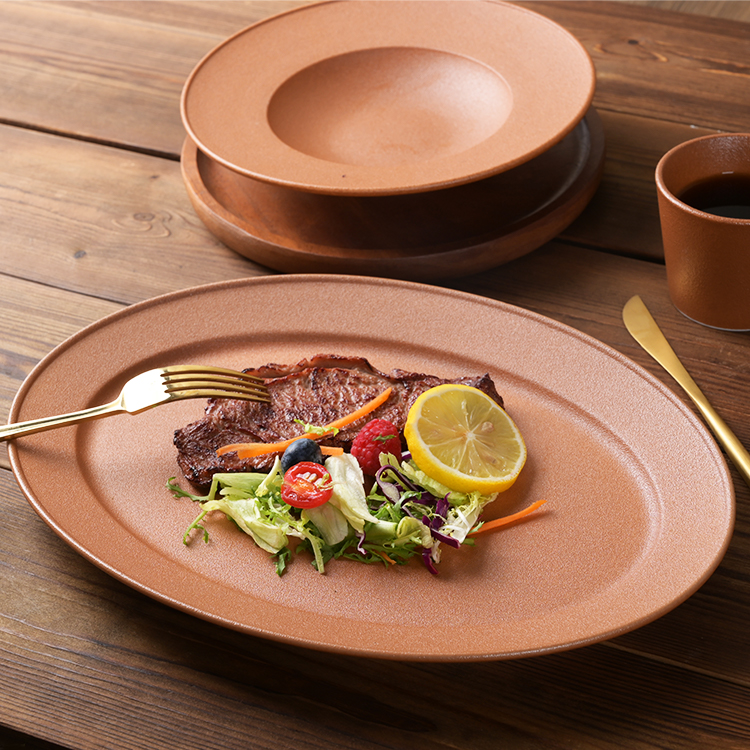 Korean Dinner Plates Round Double Plates