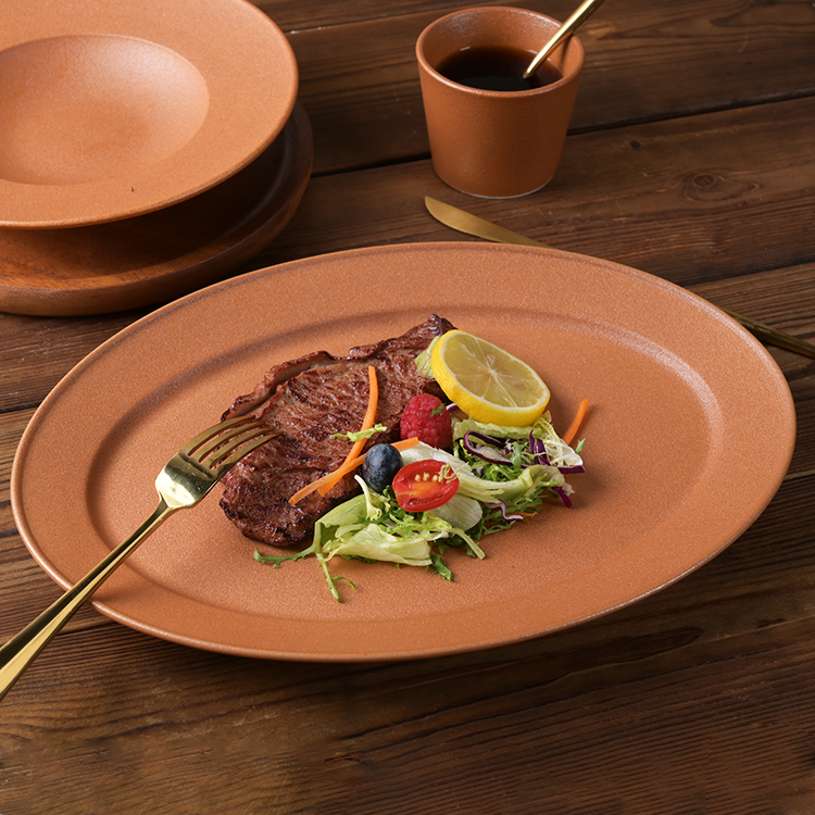 Korean Dinner Plates Round Double Plates