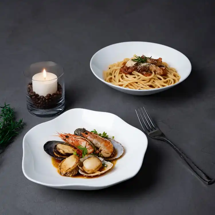 White Coupe Bowl Fine Porcelain - Royalware China