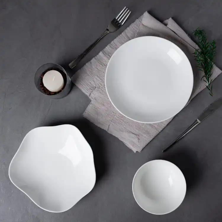 White Coupe Bowl Fine Porcelain - Royalware China