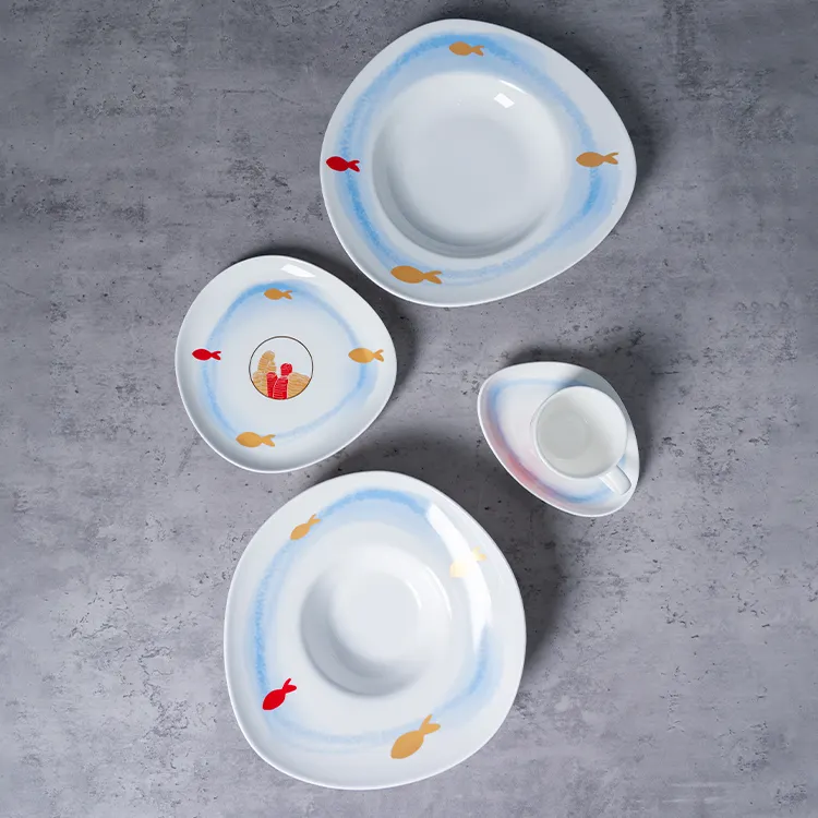 Fine Porcelain Pasta Plate White Color - Royalware China